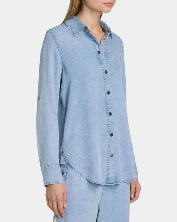 Generation Love Gillian Denim Shirt - Light Blue