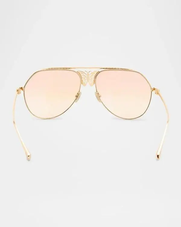 Anna-Karin Karlsson Miss Rosell 2 62mm Aviator Sunglasses