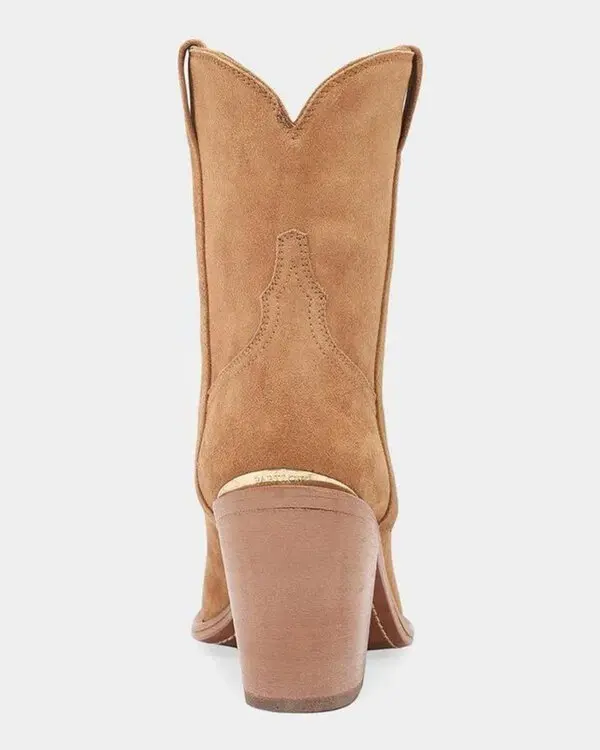 Partlow 90mm Leigh Anne Suede Ankle Boots - Cest