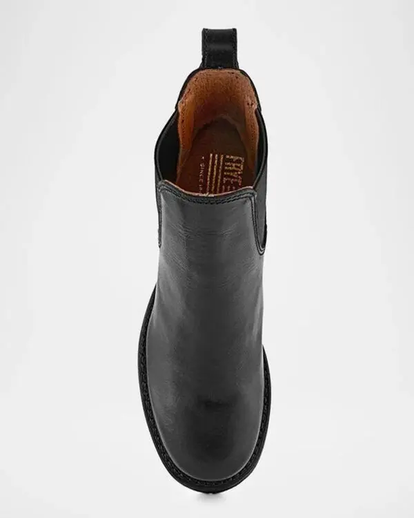 THE FRYE COMPANY Sabrina Leather Chelsea Boots