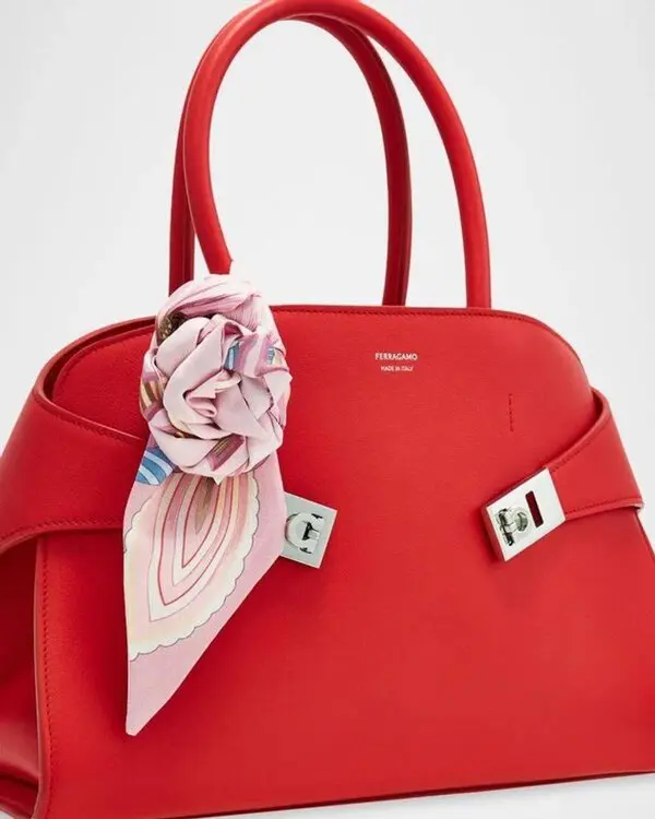 FERRAGAMO Floral Brezza Silk Scarf