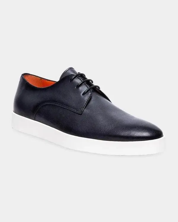 Santoni Apos;s Leather Lace-up Oxfords