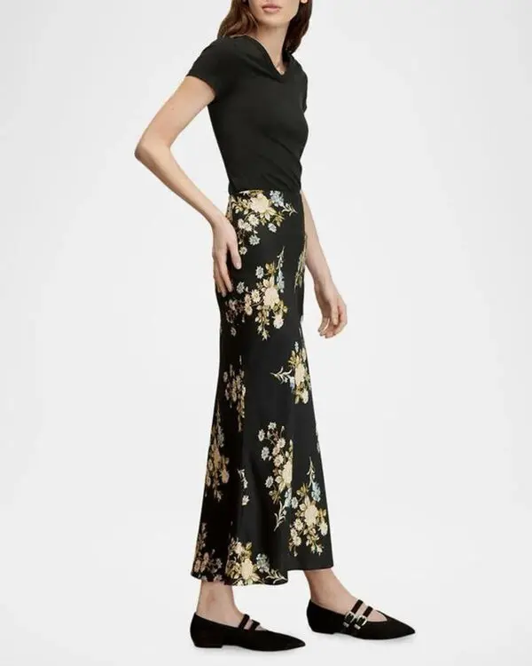 Veronica Beard Clover Midi Skirt