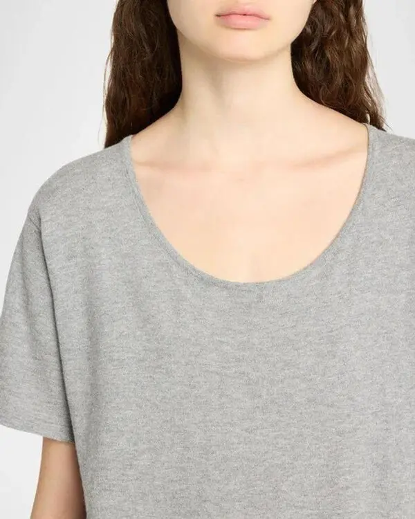 THE ROW Pirro Cotton & Cashmere Top