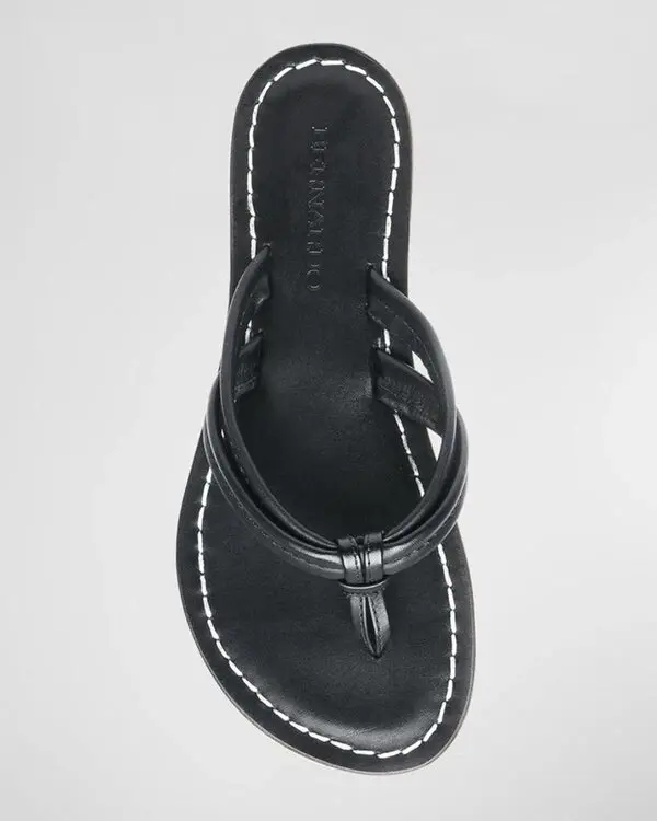 Bernardo Miami Leather Slide Sandals