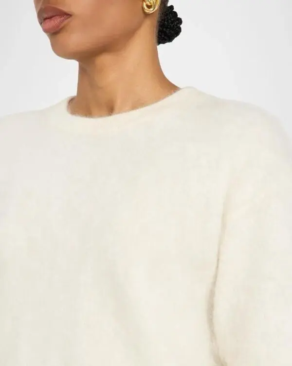 Ramy Brook Elbow-sleeve Cashmere Sweater