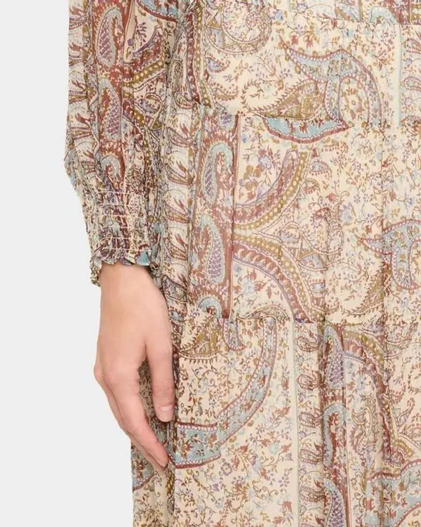 Ba&sh Cali Paisley Print Maxi Skirt