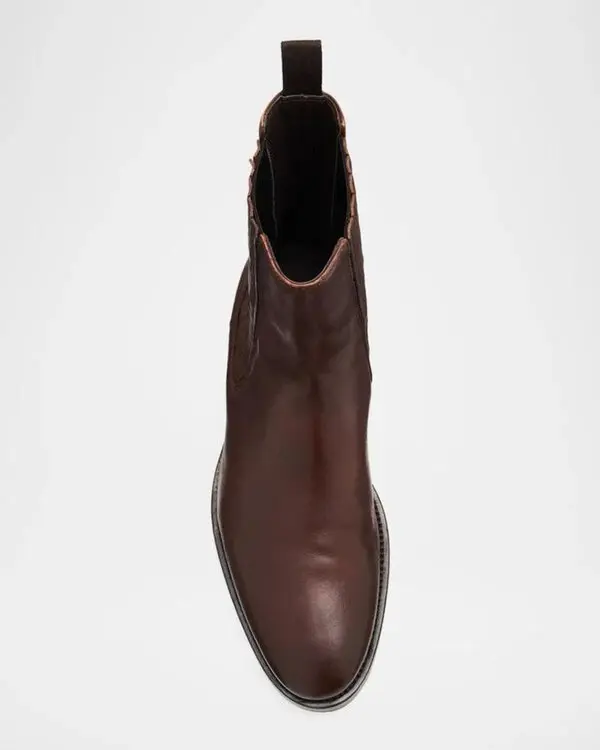 Brunello Cucinelli Apos;s Leather Chelsea Boots