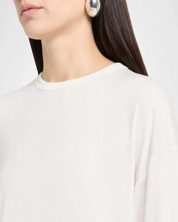 Vince Relaxed Short-sleeve T-shirt - Ivory