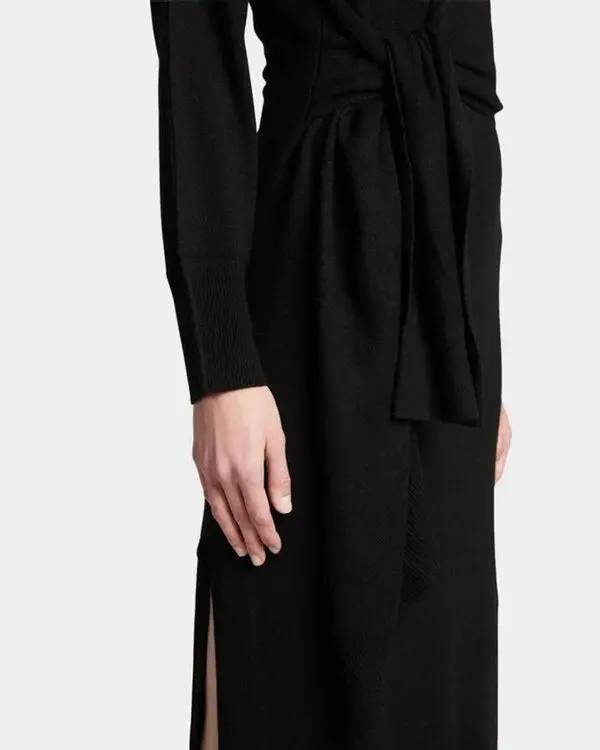 Simkhai Skyla Loungewear Knit Wrap Dress