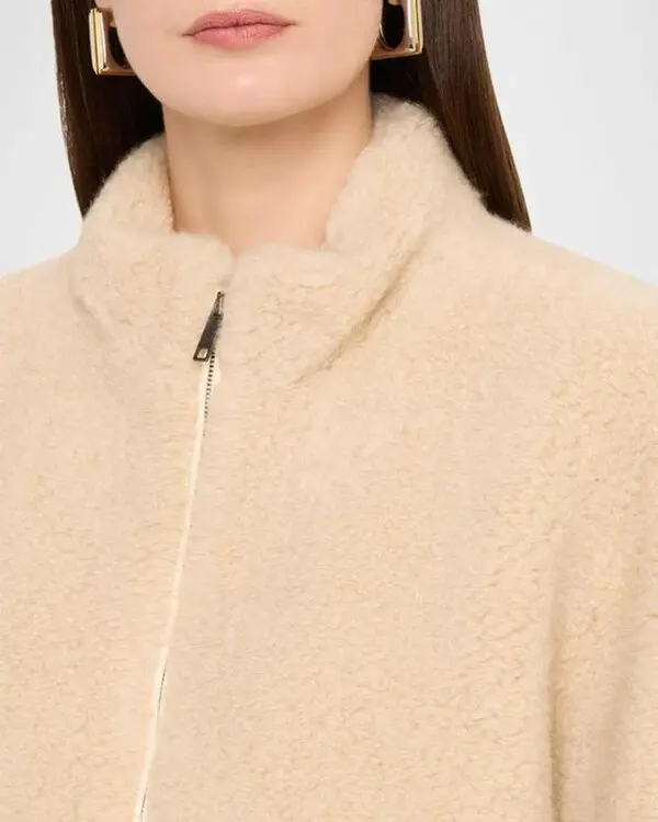 GOD & APOS;S TRUE CASHMERE Cashmere T-bird Flight Jacket - Light Grey