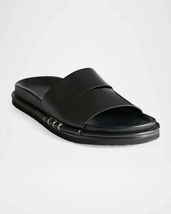 JW Anderson Apos;s Fussbett Loafer Leather Slides