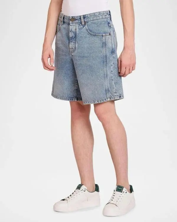 Balmain Apos;s Denim Bermuda Shorts