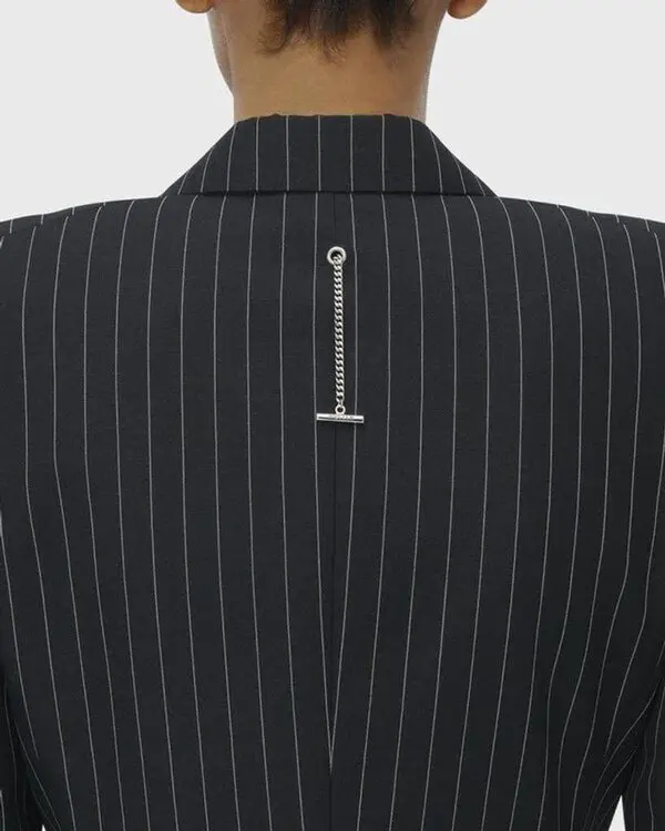 Alexander McQueen Pinstripe Single-breasted Blazer - Pattern