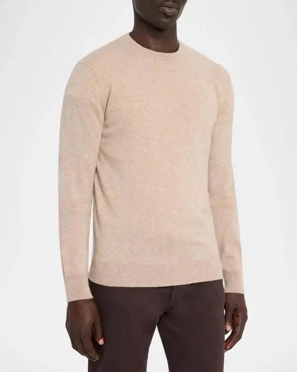 Neiman Marcus Apos;s Cashmere Crewneck Sweater - Hessian