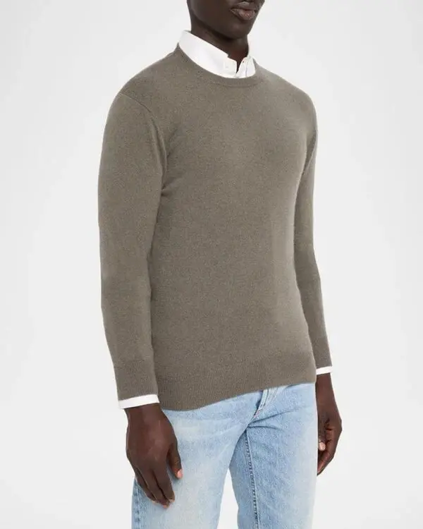 Neiman Marcus Apos;s Cashmere Crewneck Sweater - Storm