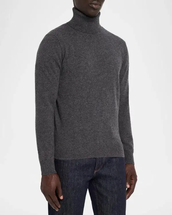 Neiman Marcus Apos;s Cashmere Melange Turtleneck Sweater - Shield