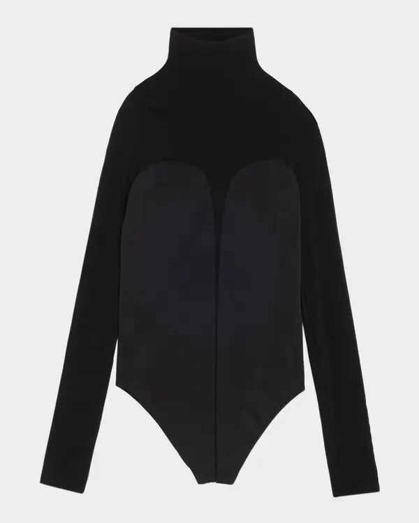 Wolford Corset-effect Long-sleeve Bodysuit