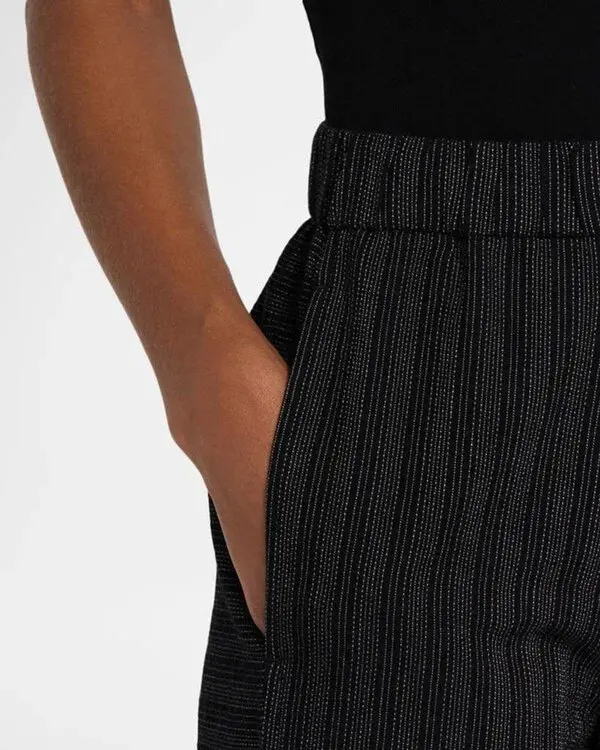 Eileen Fisher Striped Lantern Ankle Pants