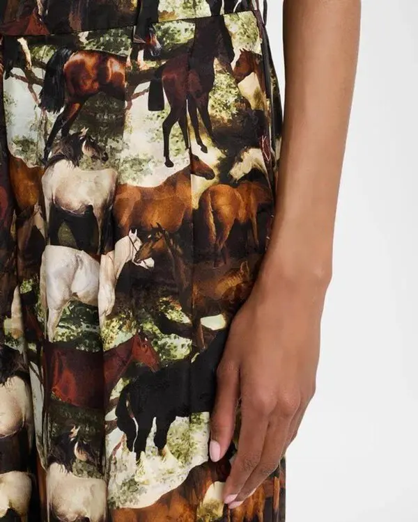 Libertine Take The Reins Baggy Silk Trousers
