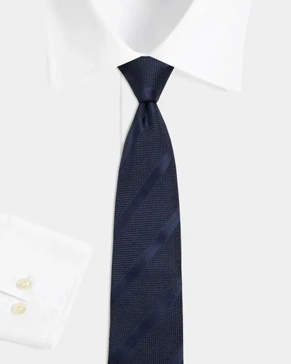 Canali Apos;s Striped Silk Tie