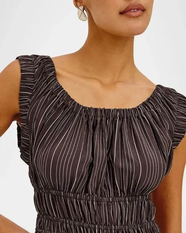 Rails Anastasia Striped A-line Maxi Dress