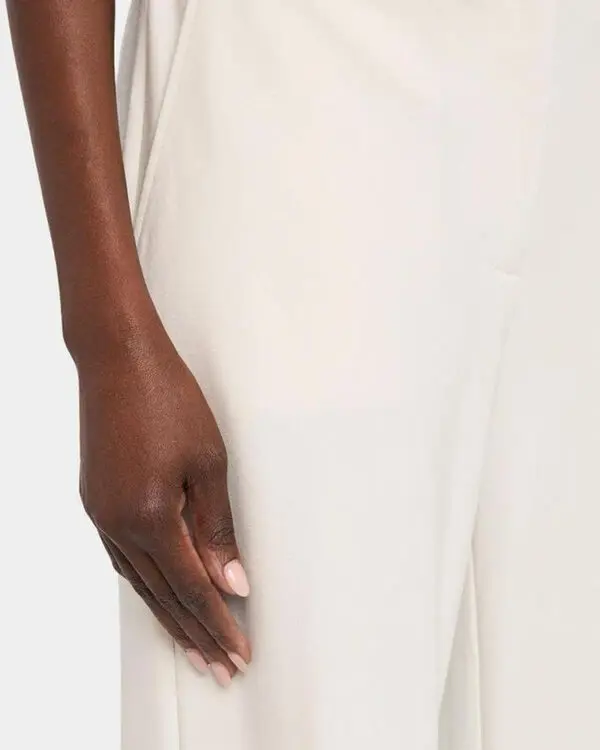 Eileen Fisher Tapered Double-knit Trousers - Plstr