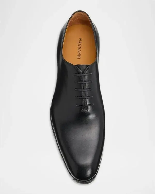 Magnanni Apos;s Leather Wholecut Oxfords