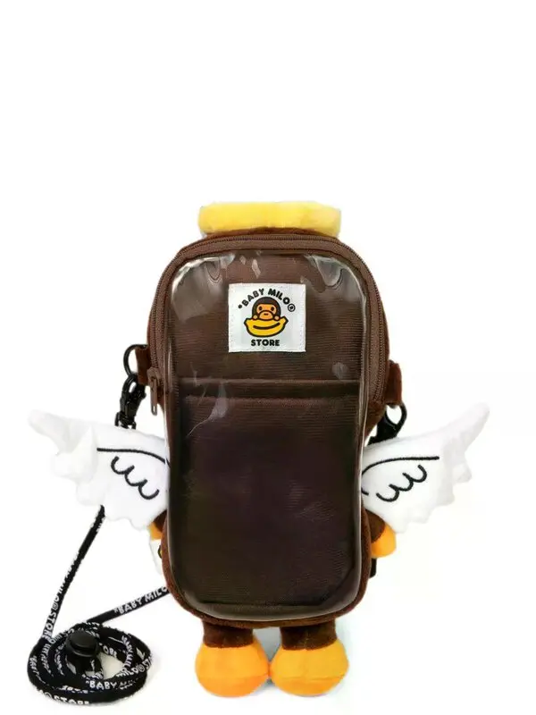 A BATHING APE Baby Milo Plush Crossbody Bag