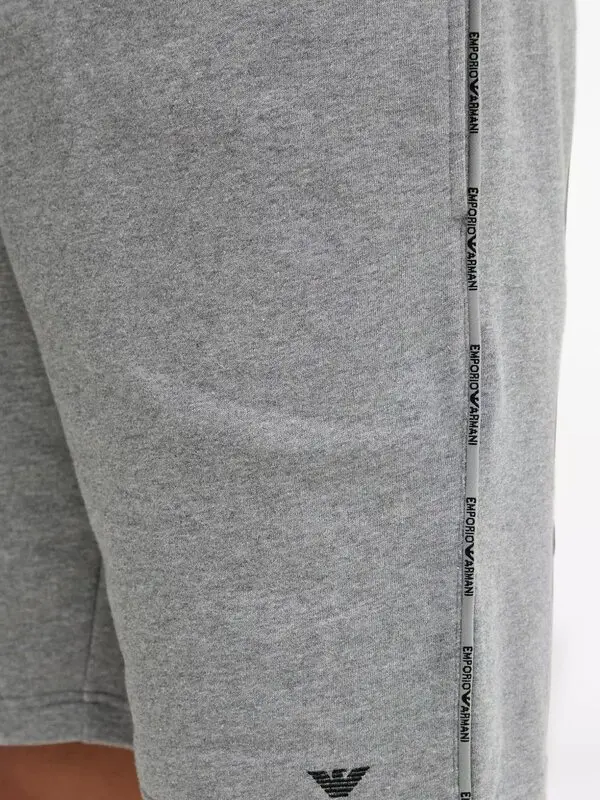 Emporio Armani Logo-tape Drawstring Shorts