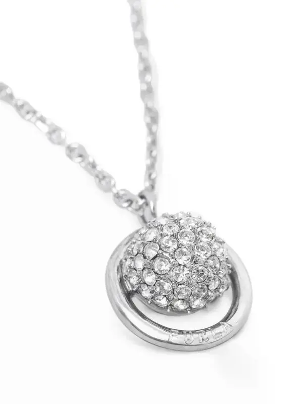 Furla Crystal-embellished Sphere Necklace