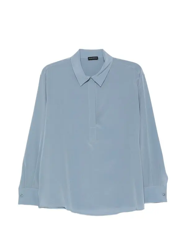Emporio Armani Silk Shirt - Grey