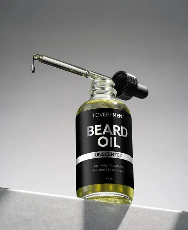 LOVERY Nourishing Unscented Beard Oil 4oz Beard Grooming
