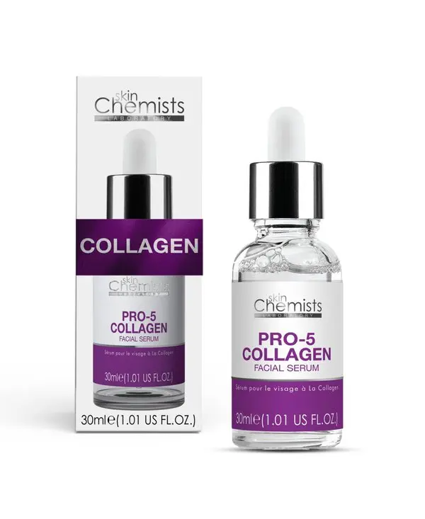 SKIN CHEMISTS Pro Collagen 5 Anti Ageing Facial Serum 30 Milliliter - White