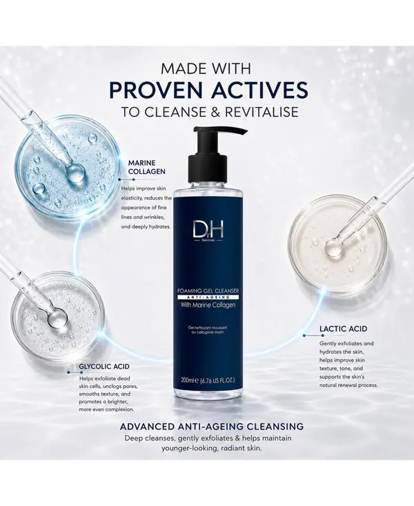 DR H Foaming Gel Cleanser With Marine Collagen