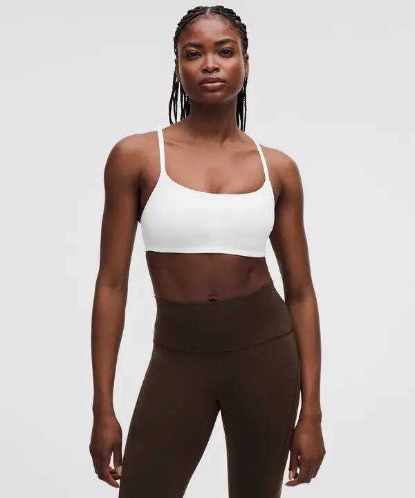 Lululemon Wunder Train Strappy Racer Bra - White