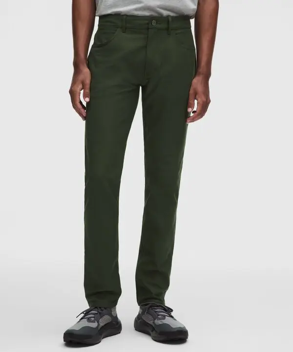 Lululemon Easyfive Slim-straight Pant 32l - Deep Forest