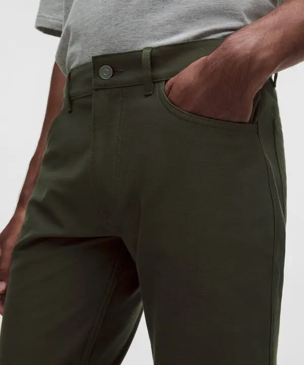 Lululemon Easyfive Slim-straight Pant 32l - Deep Forest