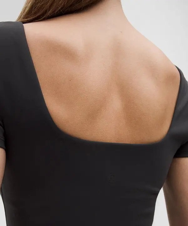 Lululemon Wunder Under Smoothcover Square-neck T-shirt