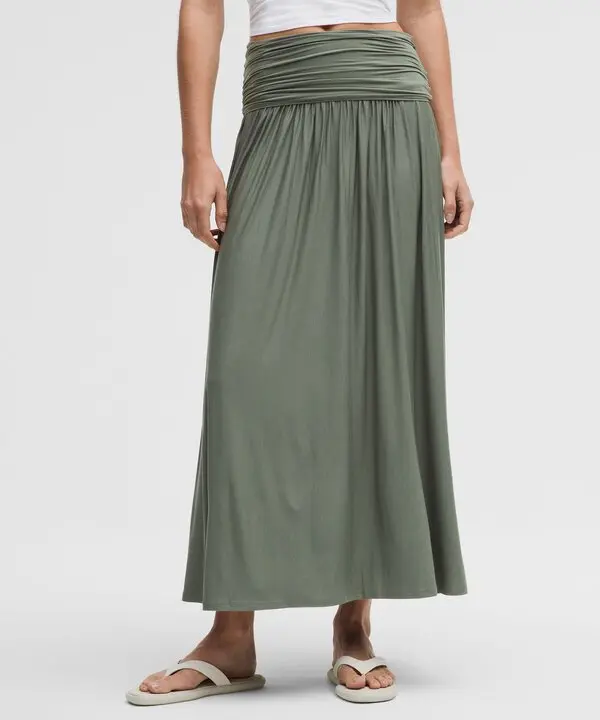 Lululemon 2-in-1 Maxi Dress - Willow Leaf
