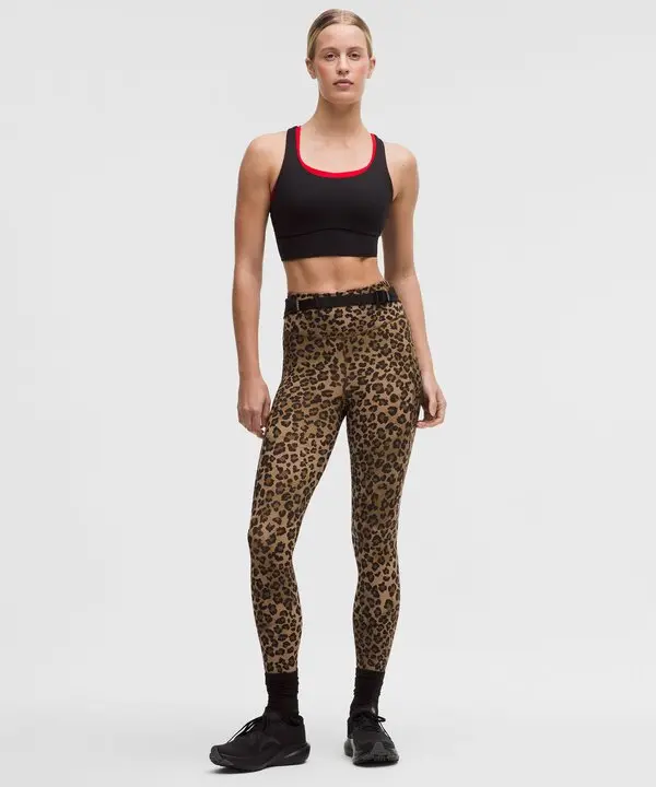Lululemon Fast And Free High-rise Tight 25 - True Leopard Multi