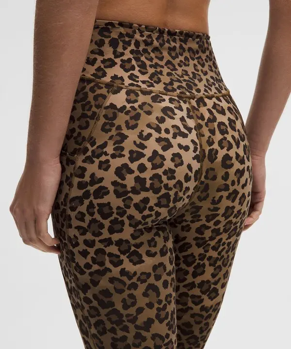 Lululemon Fast And Free High-rise Tight 25 - True Leopard Multi
