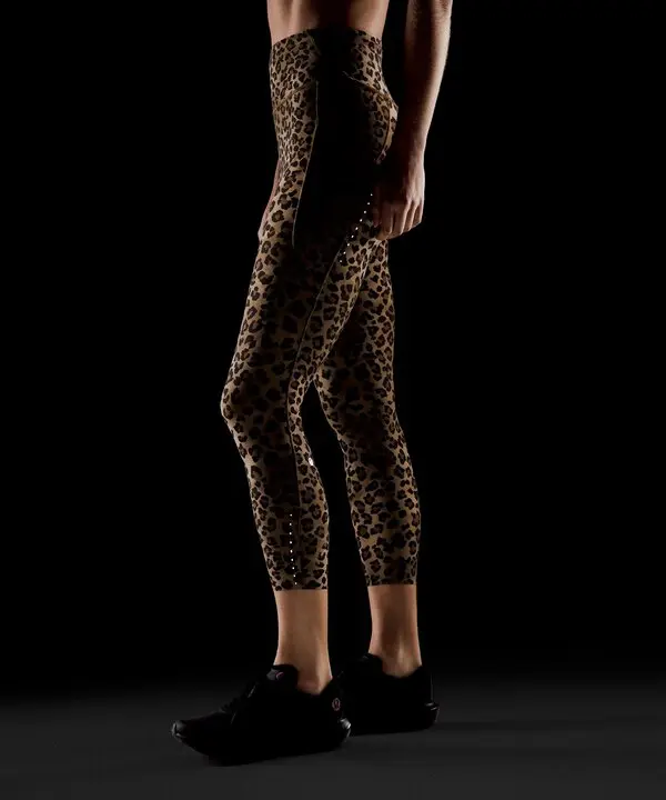 Lululemon Fast And Free High-rise Tight 25 - True Leopard Multi