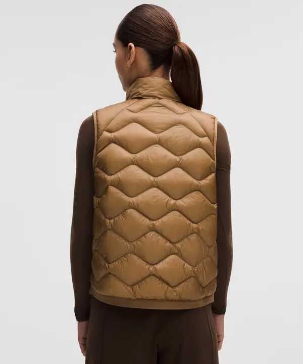 Lululemon Featherweight 900-down-fill Quilted Vest - Camel Brown