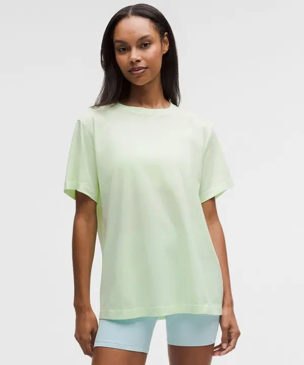 Lululemon All Yours Organic Cotton-blend T-shirt - Matcha Magic