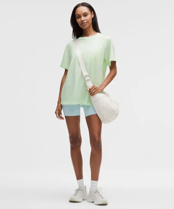 Lululemon All Yours Organic Cotton-blend T-shirt - Matcha Magic