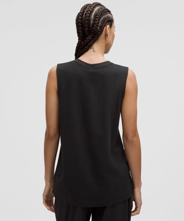 Lululemon All Yours Organic Cotton-blend Tank Top - Black