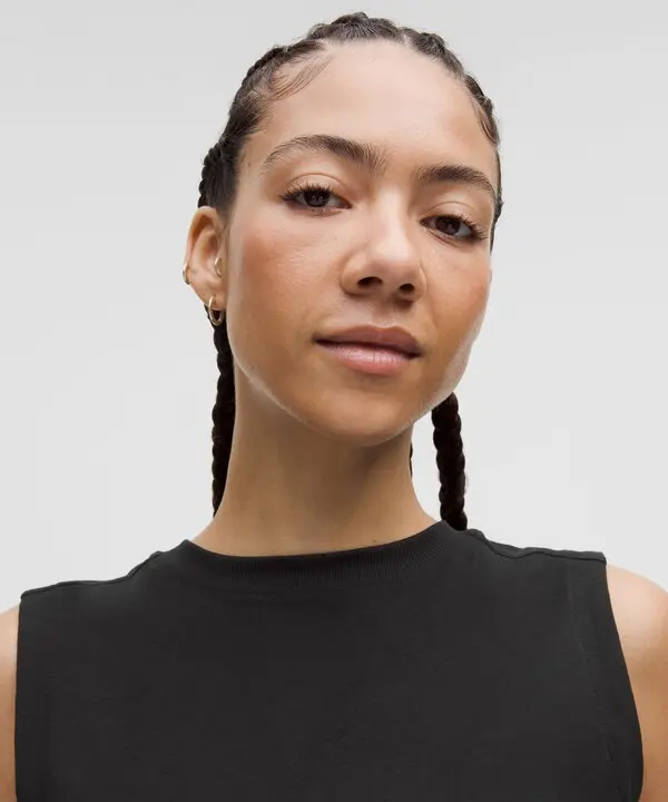 Lululemon All Yours Organic Cotton-blend Tank Top - Black