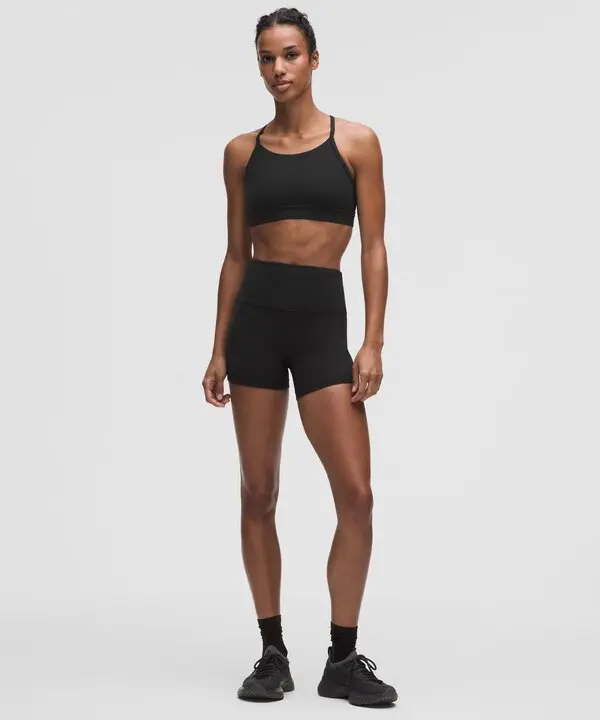 Lululemon Flow Y Mid-support Bra - Black