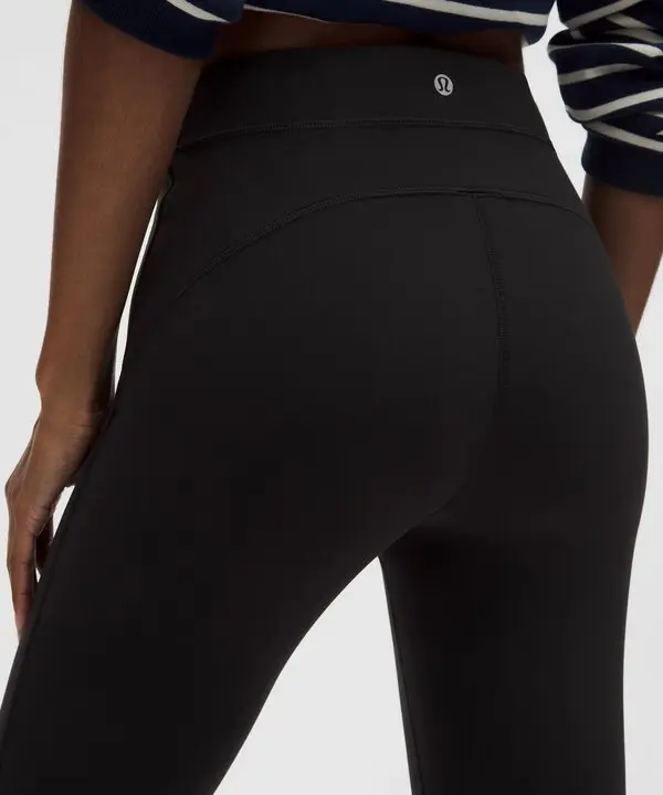 Lululemon Groove High-rise Notched-hem Crop 15 - Black